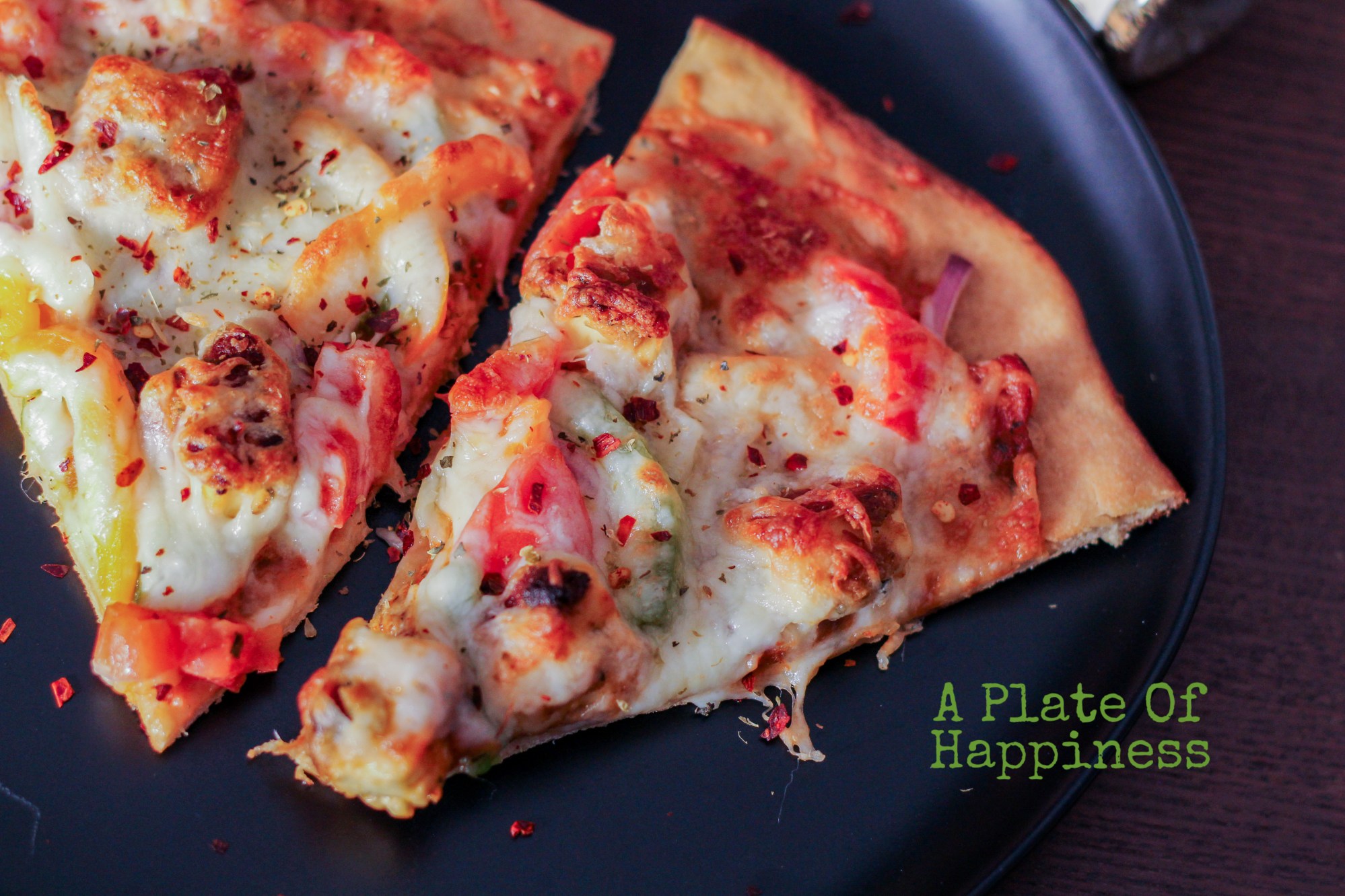 Paneer Tikka Pizza – A Plate of Happiness