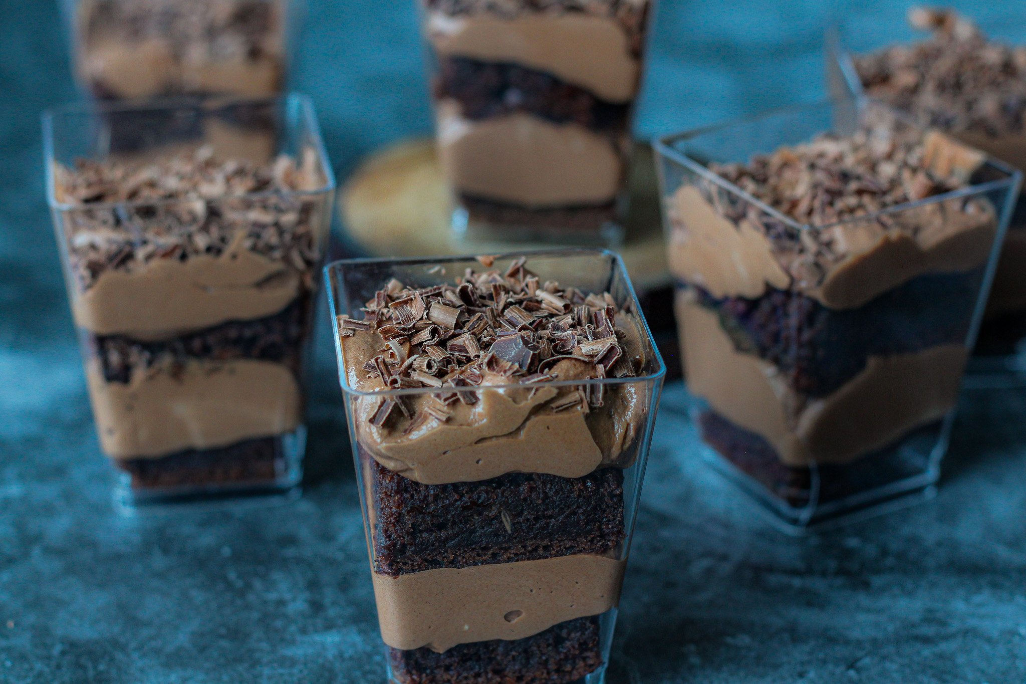 Chocolate Mousse Cake Cups – A Plate of Happiness
